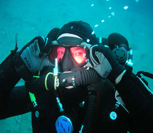 Clearing Your Mask While Diving